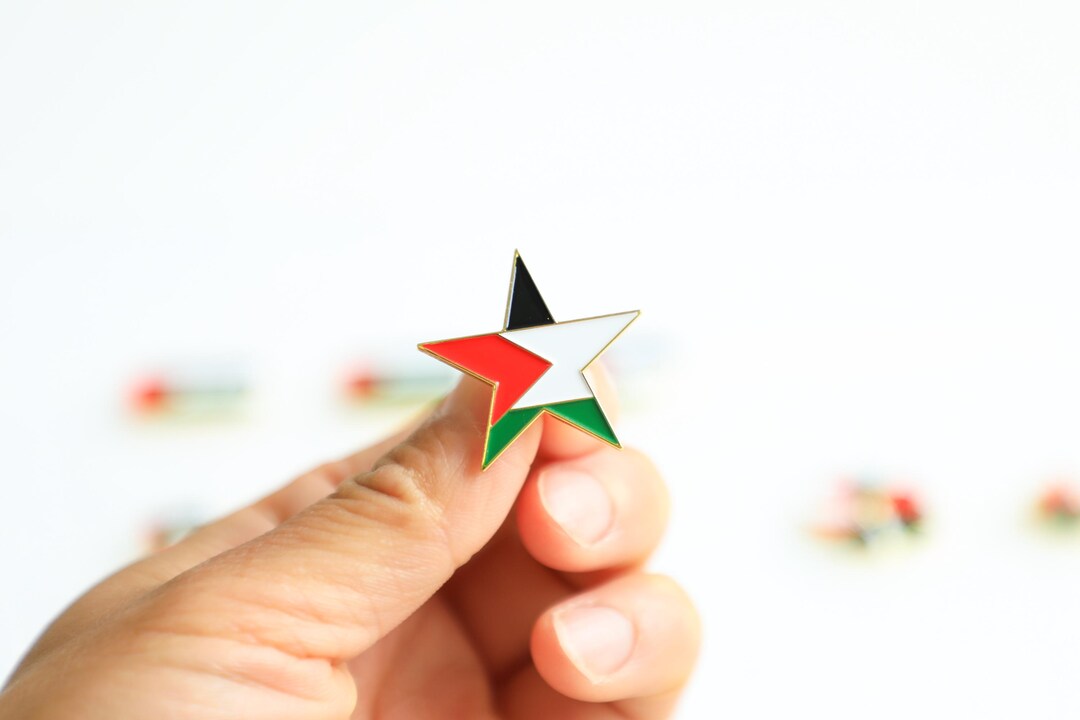 Palestine Enamel Pin: Watermelon Flag, Peace Dove Brooch - Etsy