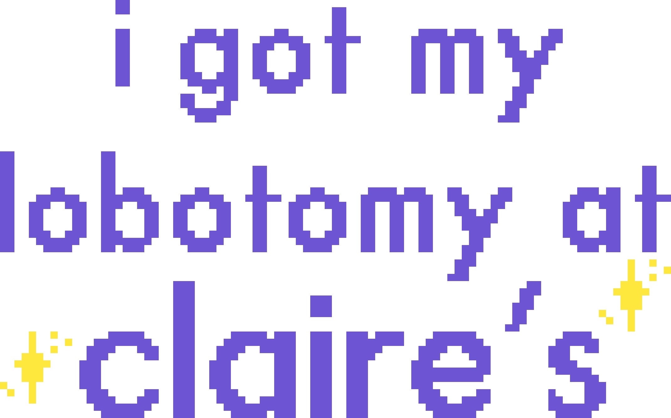 I Got My Lobotomy at Claire’s | Stitch Painted Needlepoint Canvas - Etsy