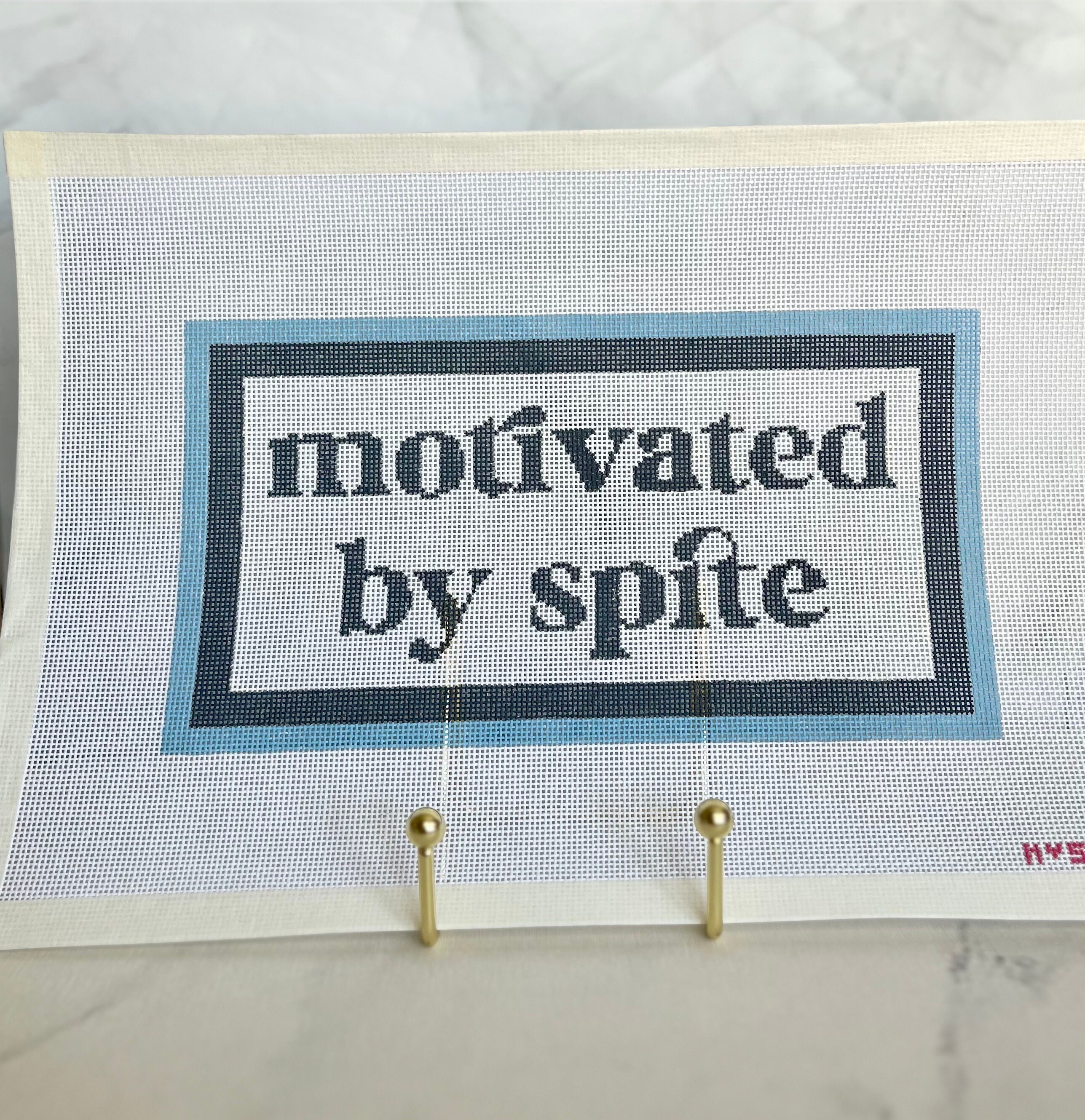 Motivated by Spite Stitch Painted Needlepoint Canvas - Etsy