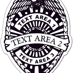 500+ Law Enforcement Stickers - Custom Police Badge Stickers ...