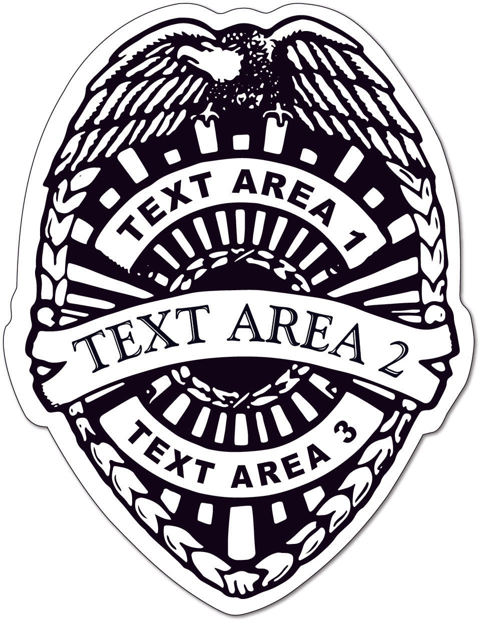 500+ Law Enforcement Stickers - Custom Police Badge Stickers - Emergency Service Decals - Free ...