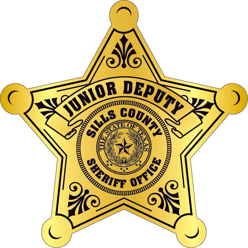 Sheriff Star Stickers - 500+ Custom Junior Deputy Stickers - 5pt Star ...
