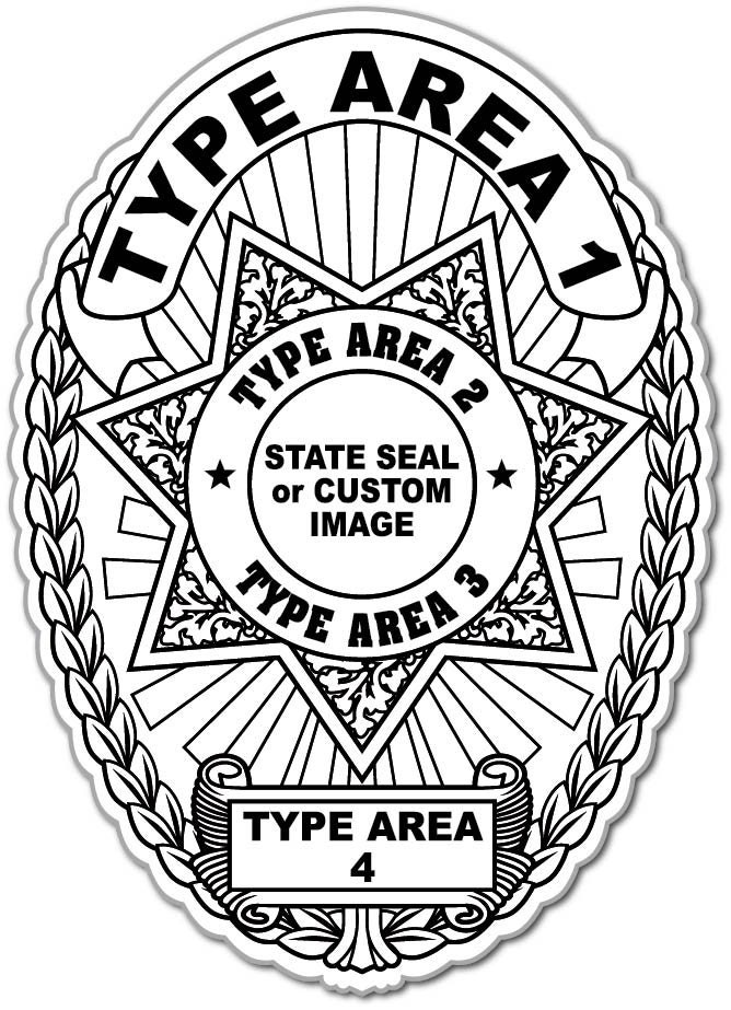 500+ Custom Police Stickers - Cop Stickers - Free Proofs Before ...