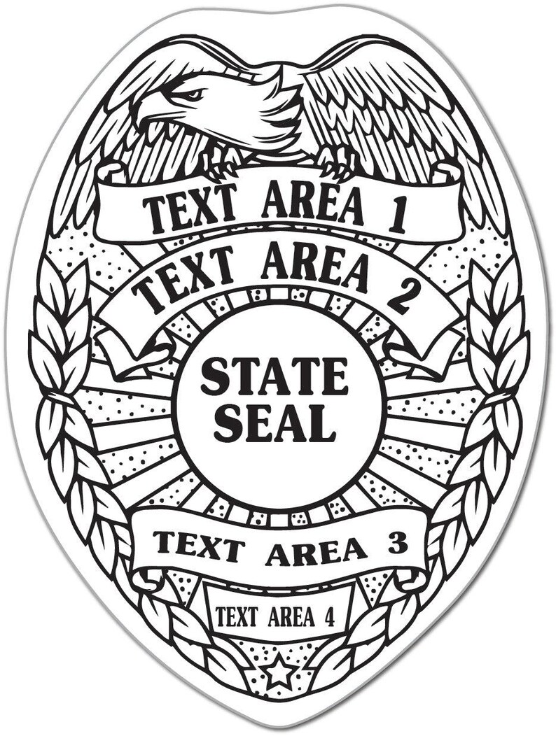 Junior Officer Police Stickers - 500+ Custom Police Badge Stickers ...