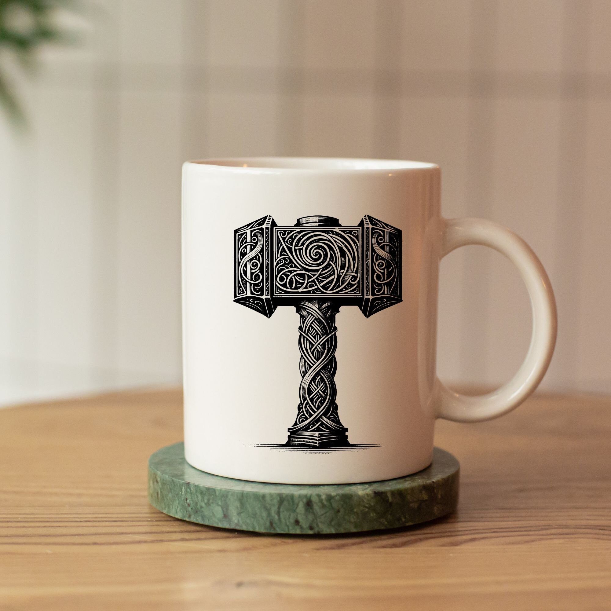 Viking Thor Hammer 12 Bundle SVG: Perfect for Laser Engraving, Mugs, T ...