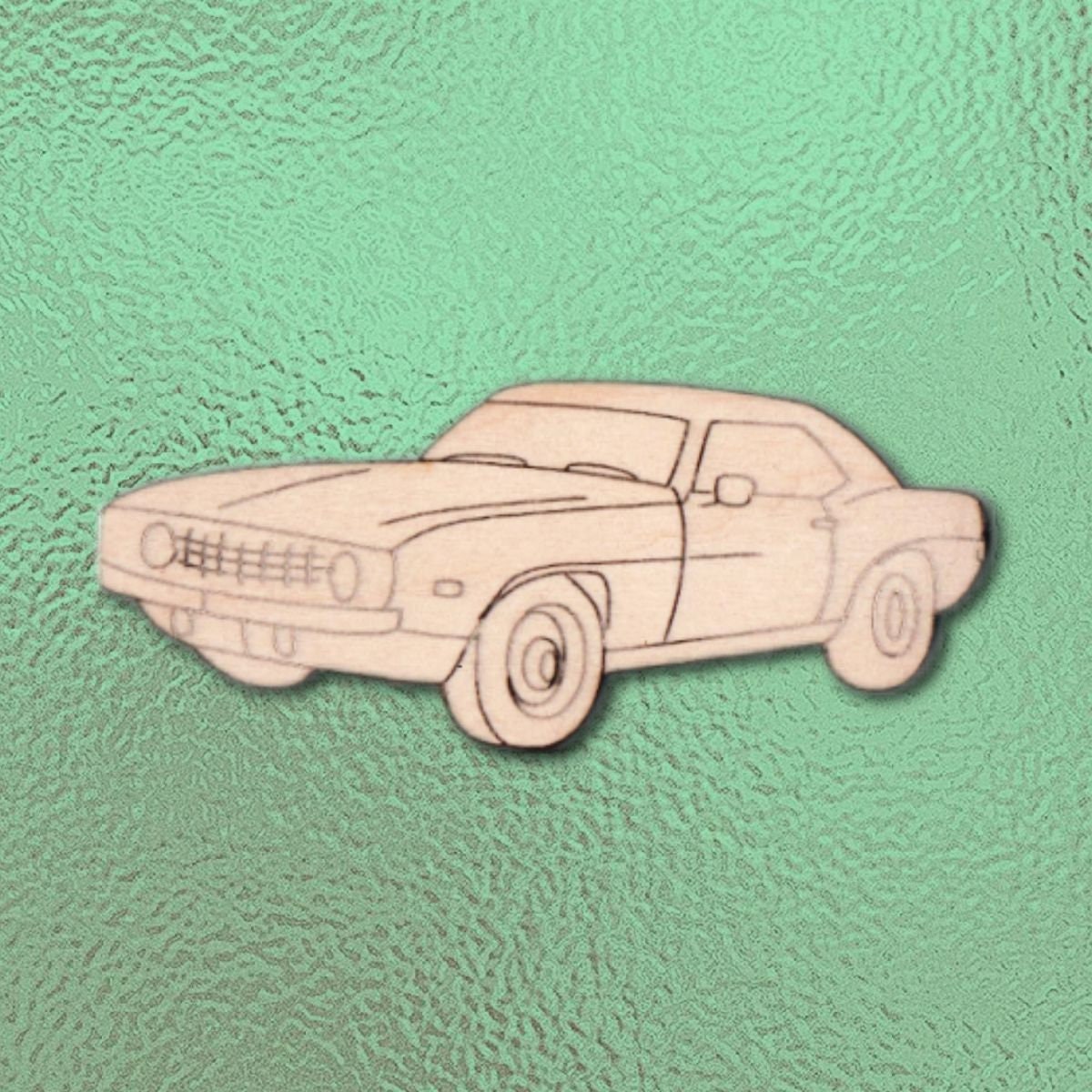 CAR COLORING PAGES Svg Mdf Diy Art Cars Kit, Wooden Puzzle Vehicle ...