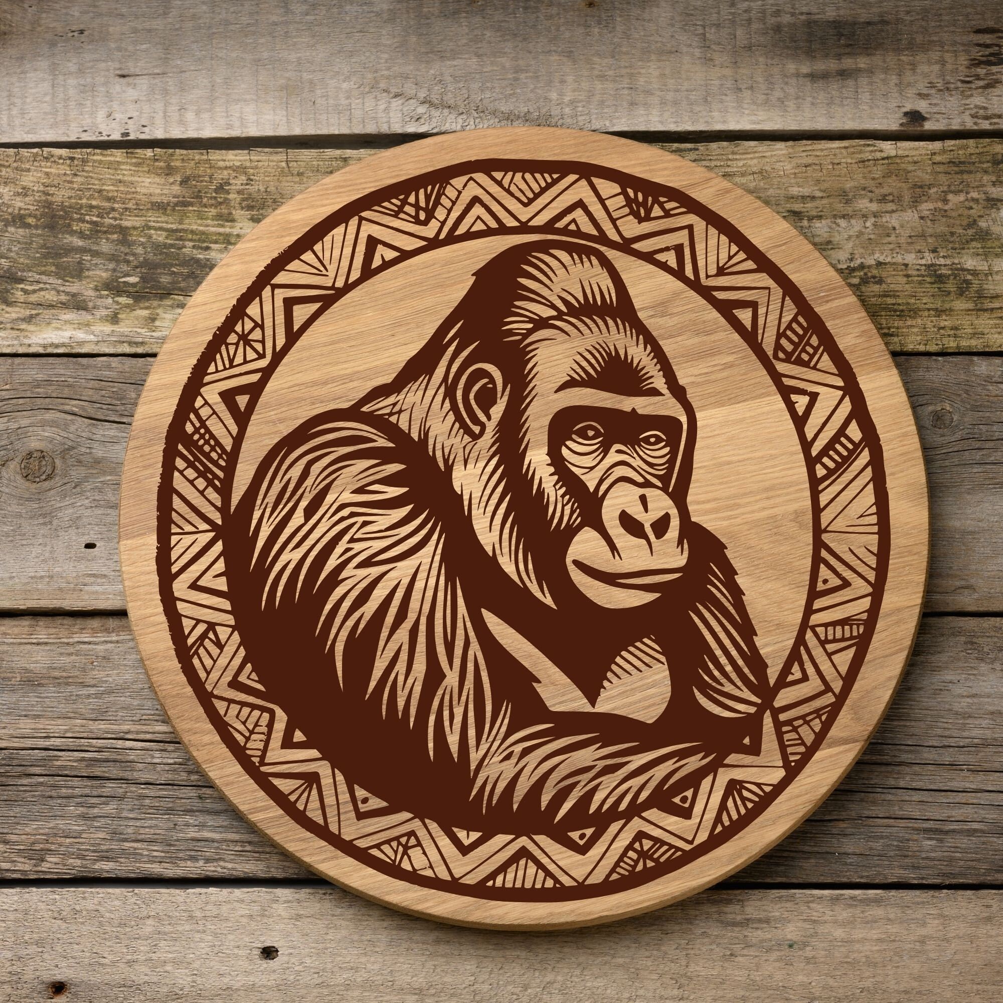 Unique Gorilla Design Files for Crafts SVG and PNG Formats Great for T ...