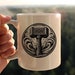 Viking Thor Hammer SVG: Perfect for Laser Engraving, Mug and Cup, T ...