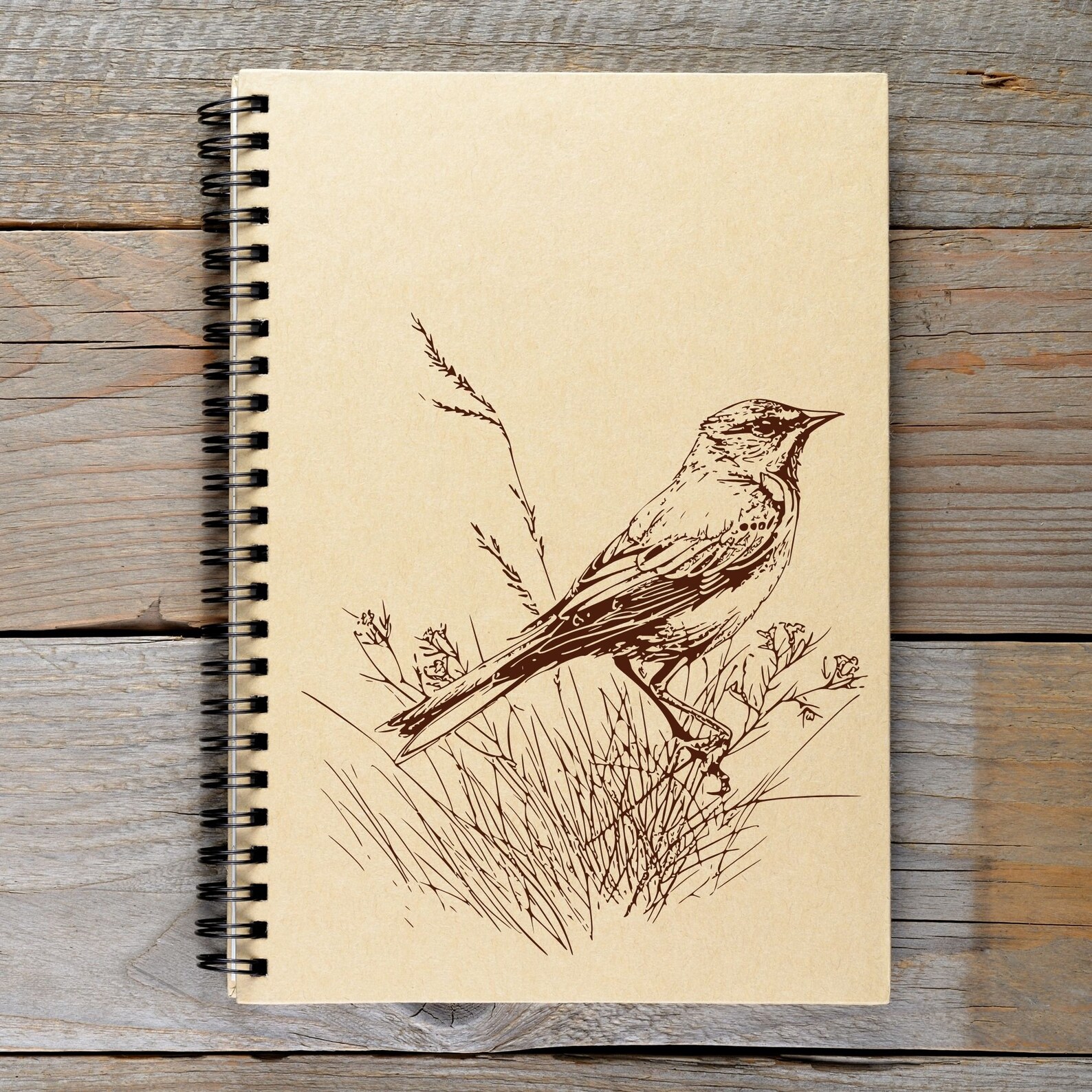 SPRING BIRD SVG Branch With Bird Svg for Laser Cutting, Black Bird ...