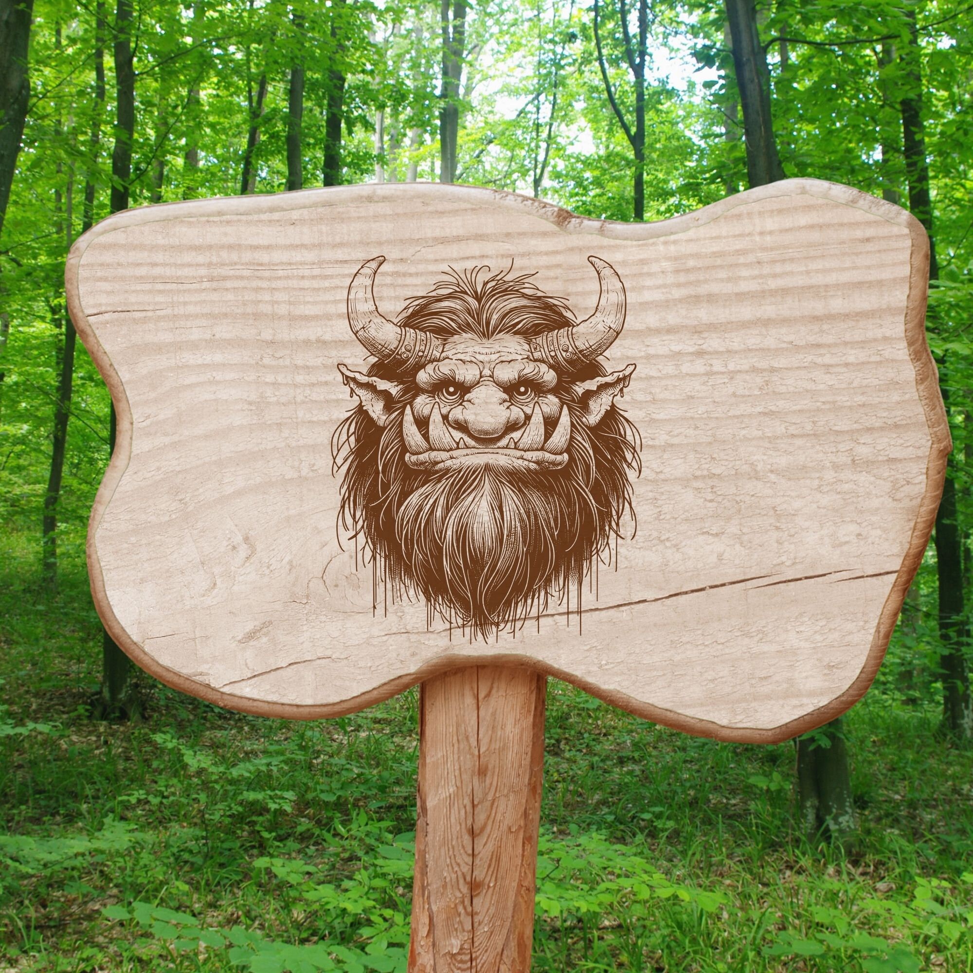 NORSE TROLL SVG Norse Troll Head Svg, Svg Files for Cricut, Svg Files ...