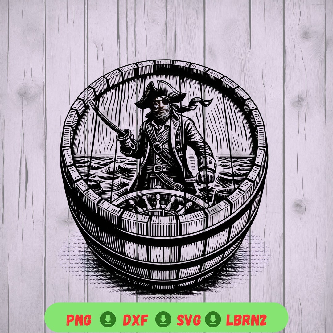 PIRATE CAPTAIN SVG Corsair Svg, Caribbean Pirate Design for Mugs ...