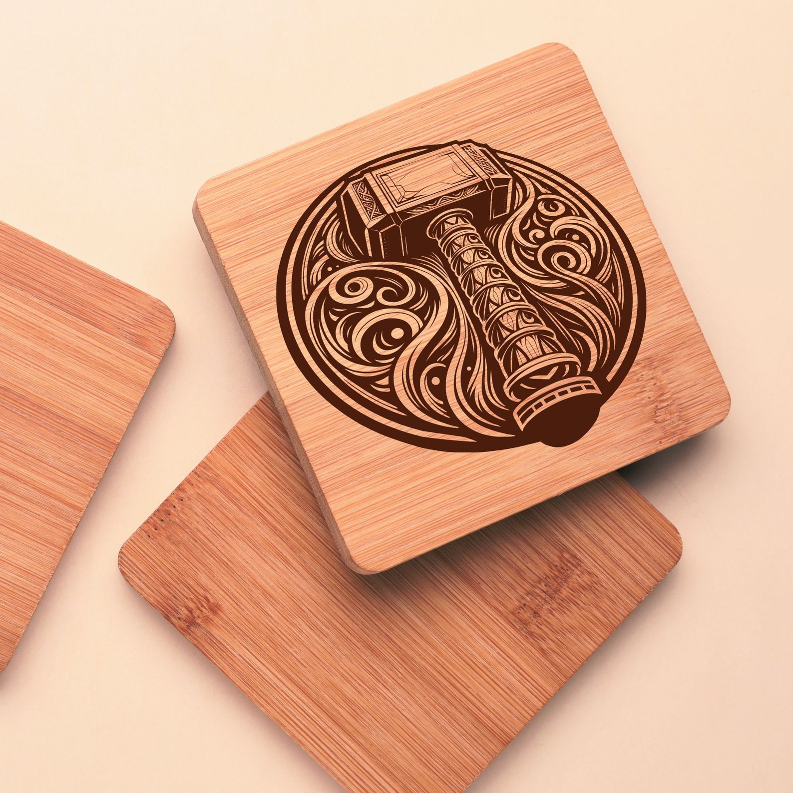 VIKING THOR HAMMER Bundle Tribal Norse Mythology Art for Mug, T-shirt ...