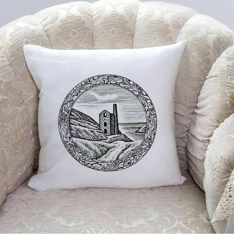 Cornish Tin Mines SVG Explore the Abandoned Mines of Cornwall Laser ...