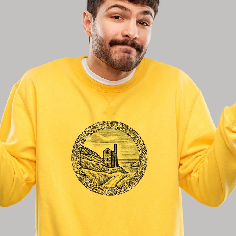 Cornish Tin Mines SVG Explore the Abandoned Mines of Cornwall Laser ...