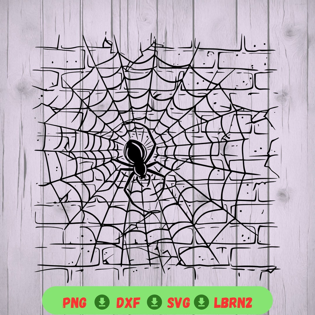 SPIDER WEB SVG Spider Svg Laser, Spider Svg Files, Spider Web Wrap Svg ...