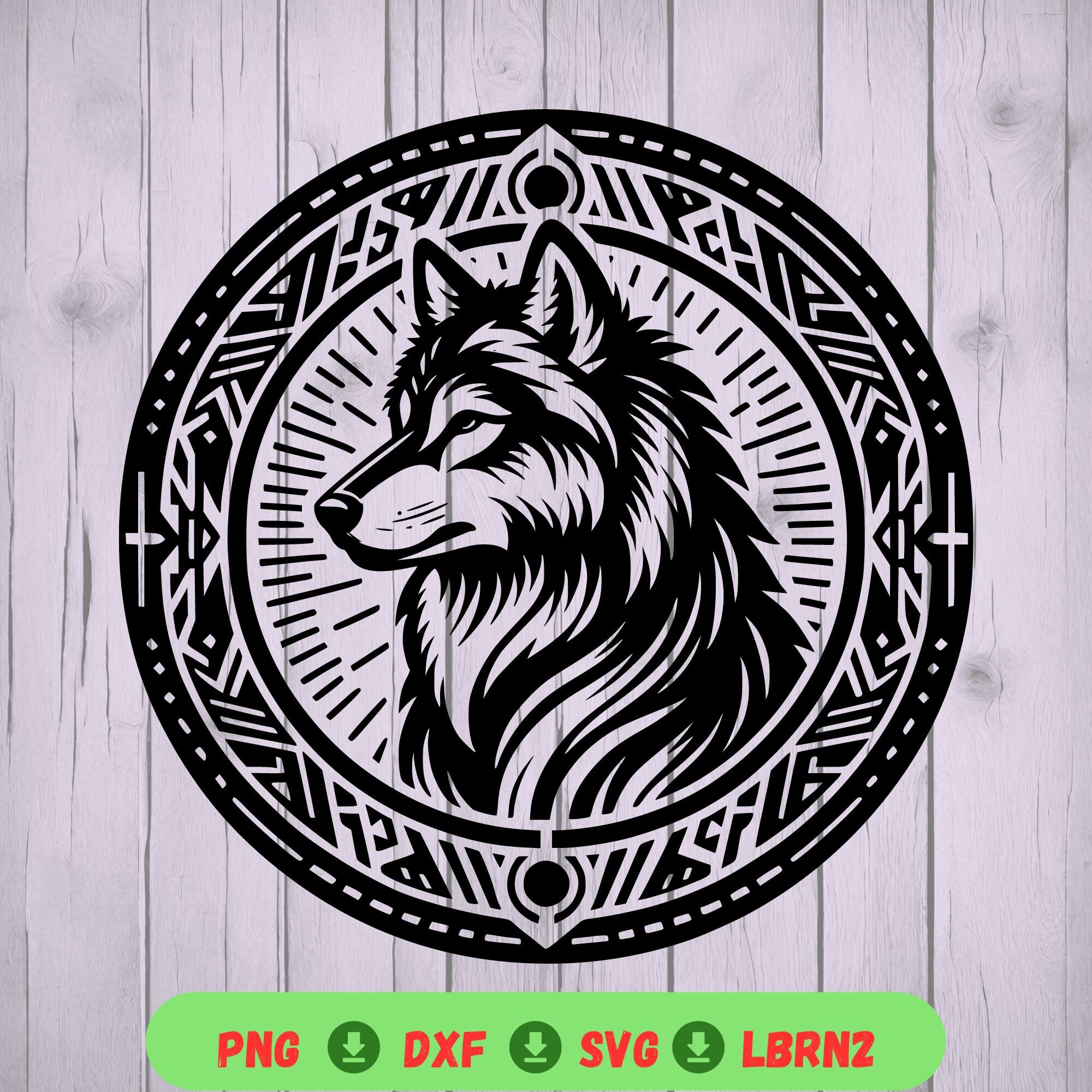 NATIVE AMERICAN WOLF Svg Tribal Zodiac Design for Mugs, Coasters ...