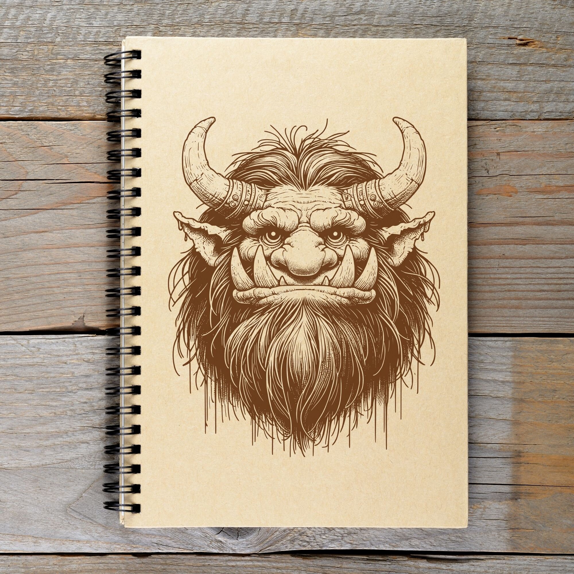 NORSE TROLL SVG Norse Troll Head Svg, Svg Files for Cricut, Svg Files ...
