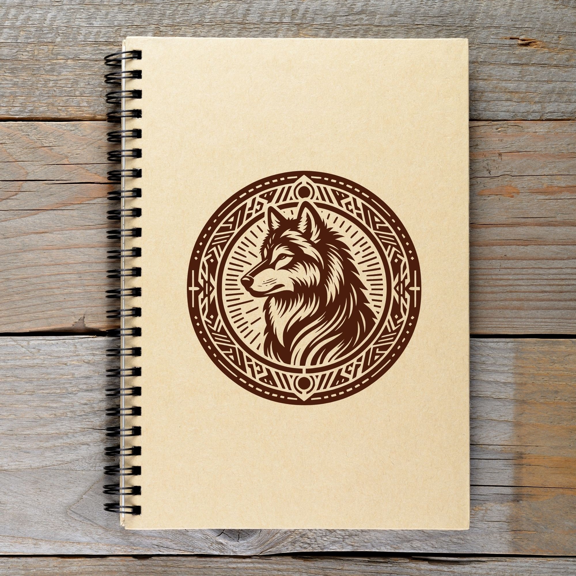 NATIVE AMERICAN WOLF Svg Tribal Zodiac Design for Mugs, Coasters ...
