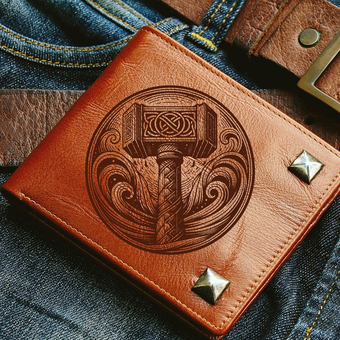 Viking Thor Hammer SVG: Perfect for Laser Engraving, Mug and Cup, T ...