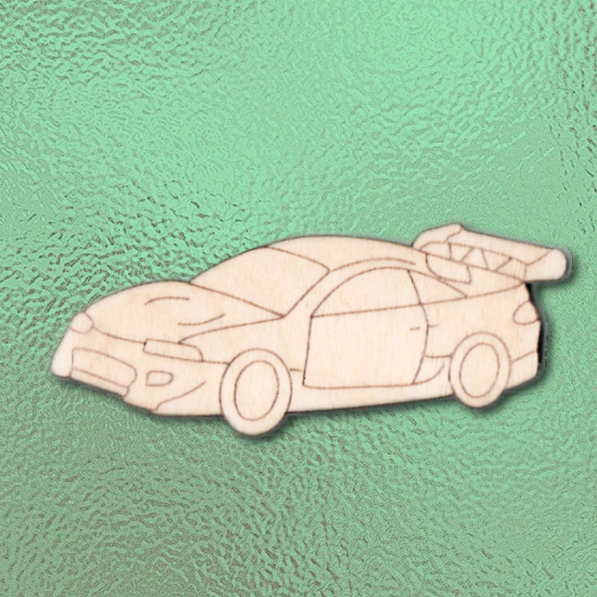 CAR COLORING PAGES Svg Mdf Diy Art Cars Kit, Wooden Puzzle Vehicle ...