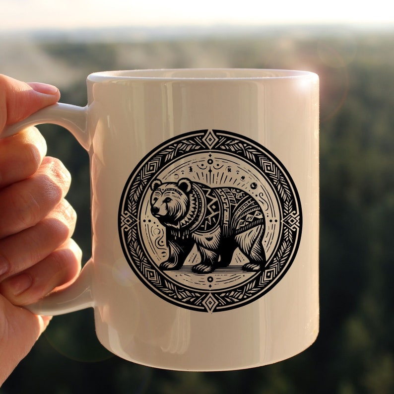 Wilderness Bear Native American SVG Indian Tribal Theme Design Perfect ...