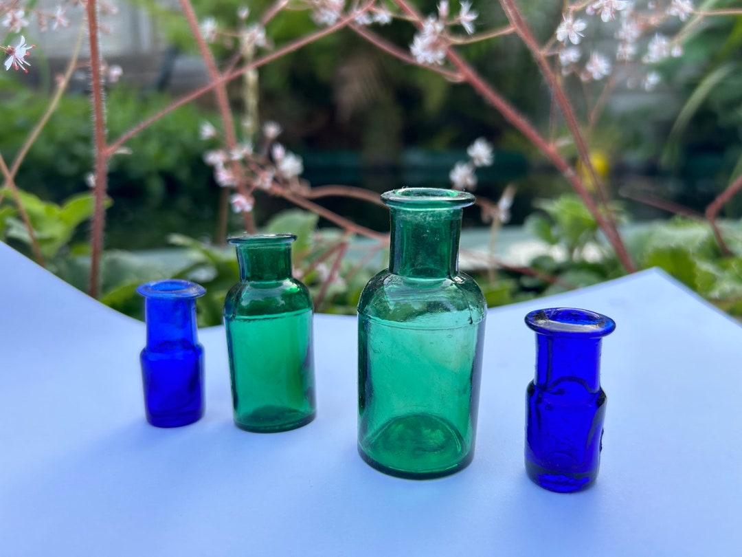 Four Vintage C1880s Flared Lip Marking Ink Bottles - Etsy
