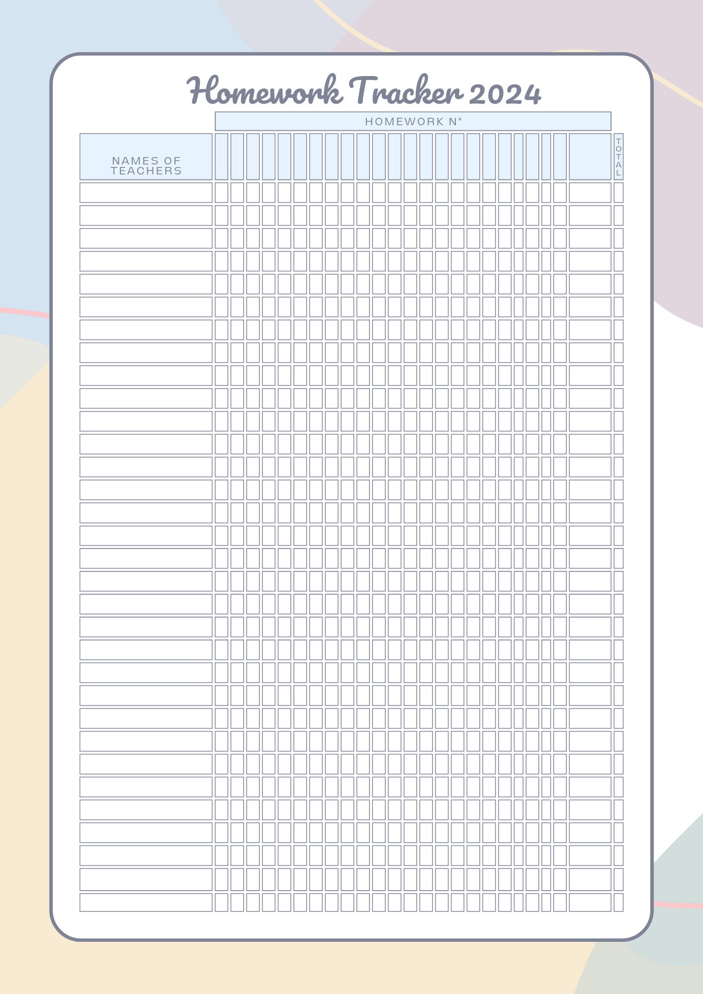 Printable Student's Planner for 2024 - Etsy