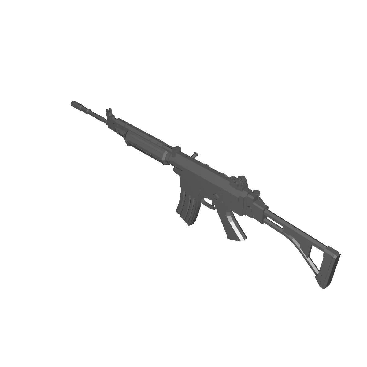 Scale Model FN Fnc Assault Rifle 3D Printer Files, STL Pack, Custom ...