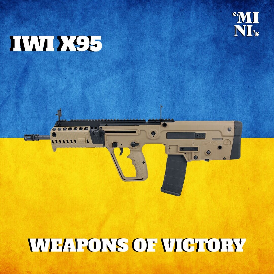 Scale Model IWI X95 Assault Rifle 3D Printed STL Pack, Custom Action ...