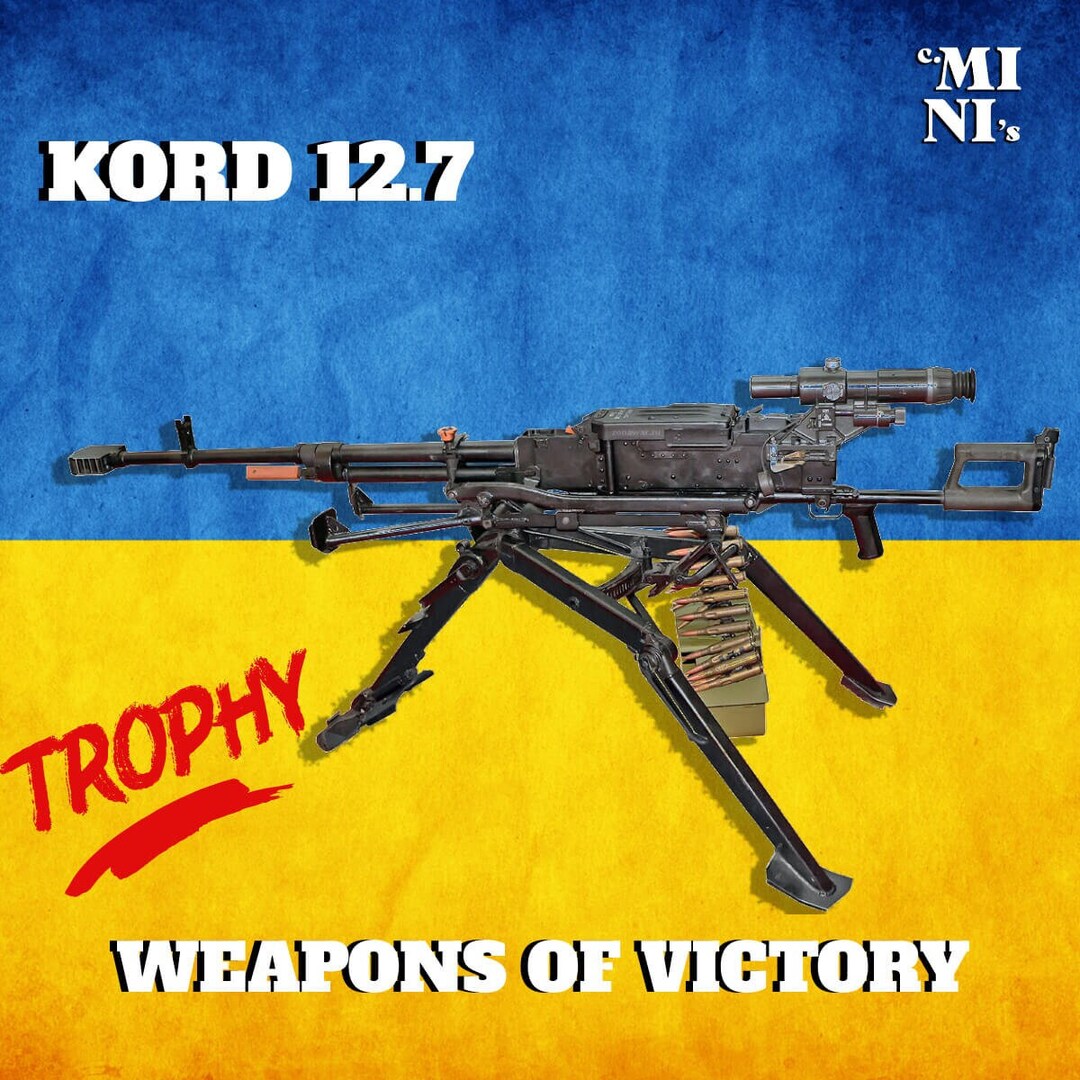 Scale Model Kord Heavy Machine Gun 3D Printer Files, STL Pack, Custom ...