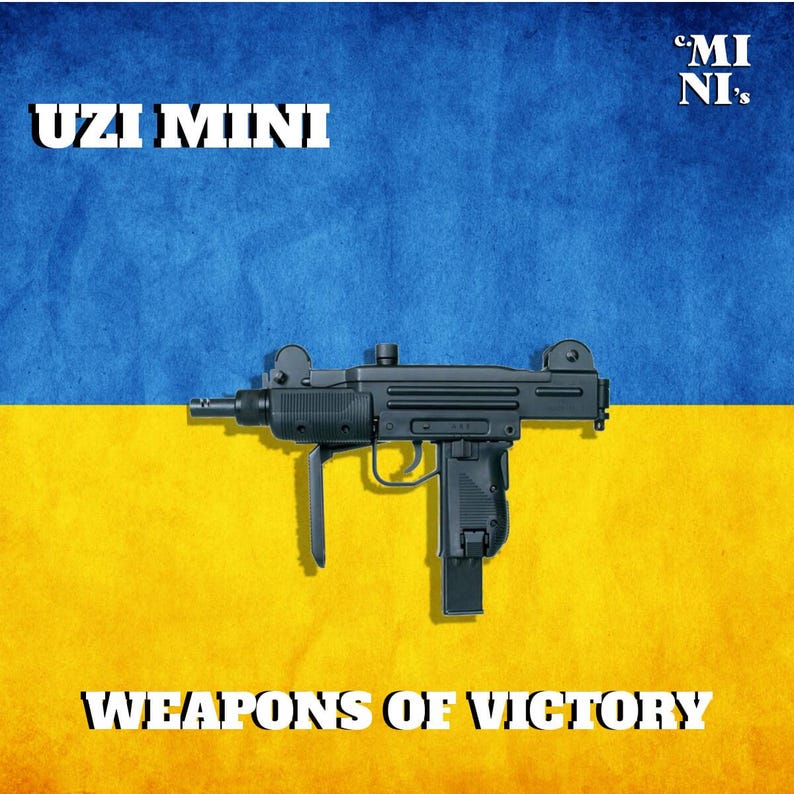 Scale Model UZI Mini Submachinegun 3D Printed STL Pack, Custom Action ...