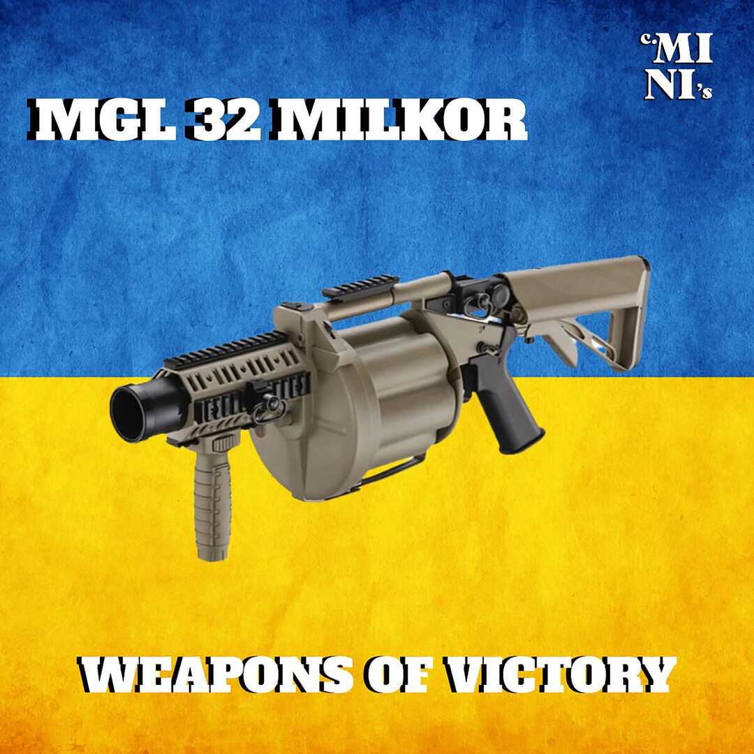 Modelo a escala Milkor MGL32 lanzagranadas Archivos de impresora 3D ...