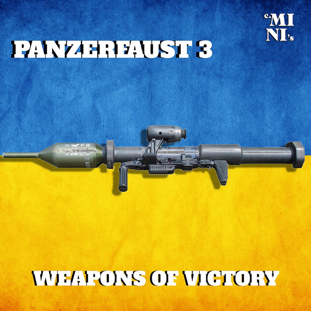 Scale Model Panzerfaust 3 3D Printer Files, STL Pack, Custom Action ...