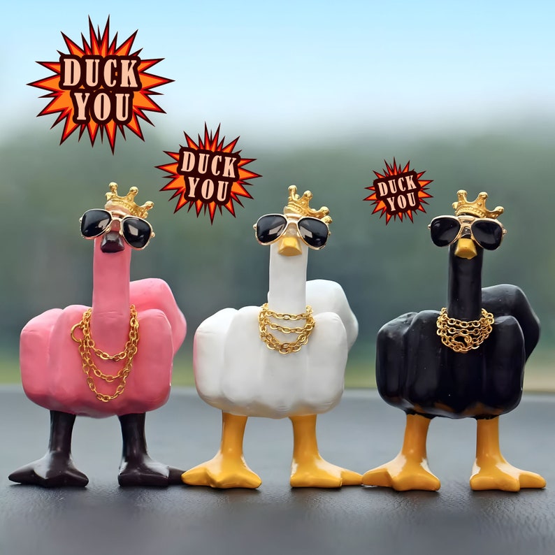 The Duck You, Funny Duck Rich Style, Untitled Goose, Middle Finger ...