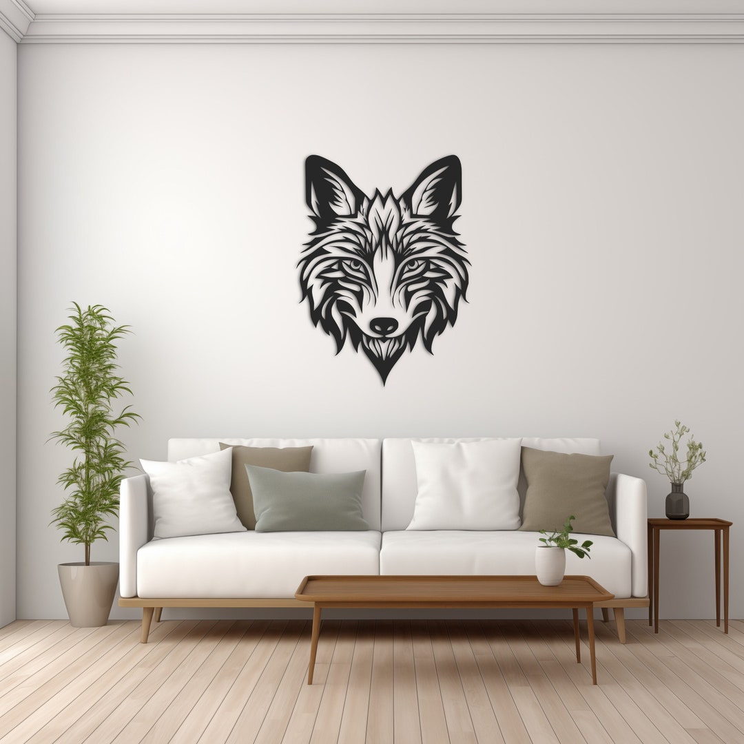 Fox Silhouette Art Digital Svg/dxf/pdf/ai Files for Home Decor, Laser ...