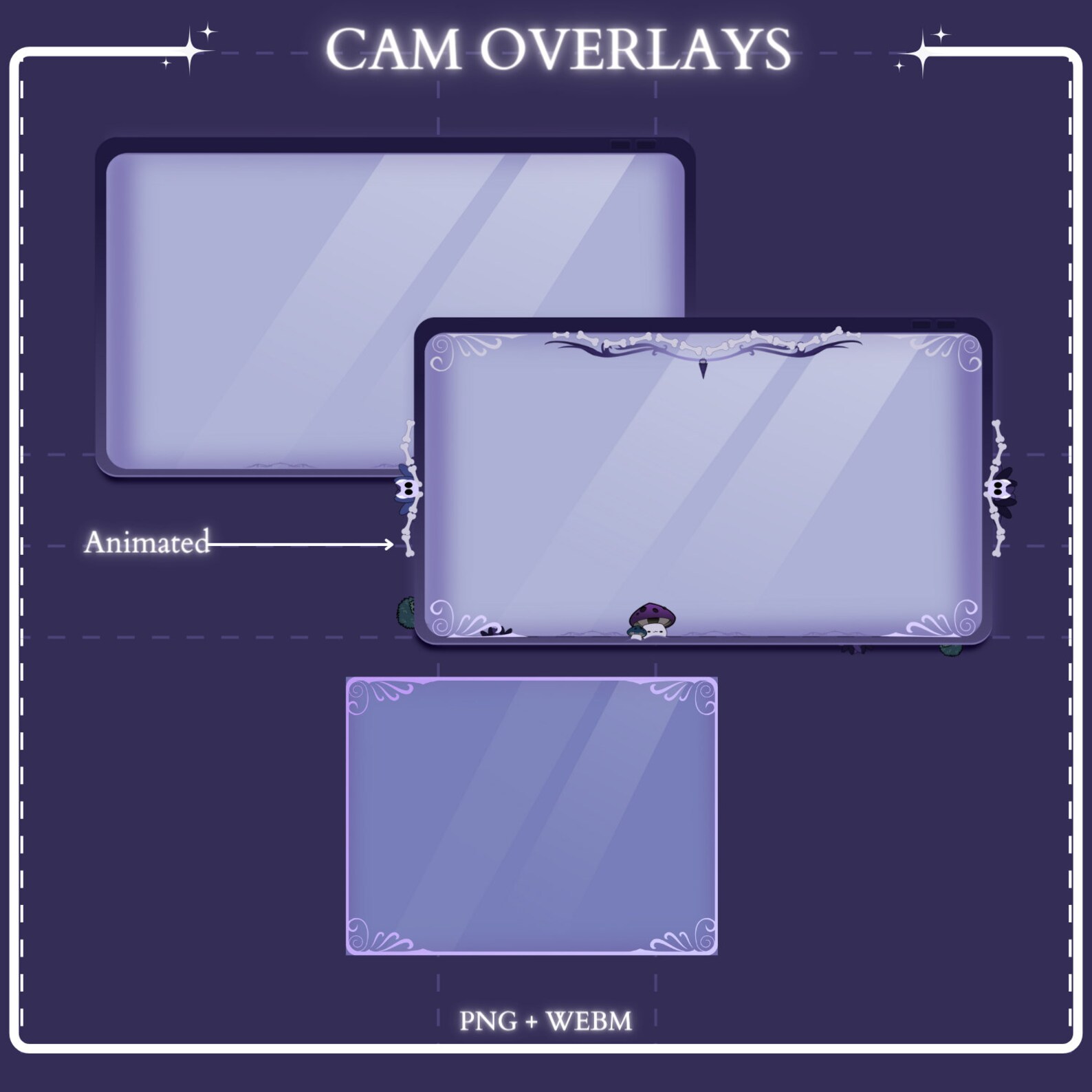 Moody Night Twitch Stream Overlay, Magic Stream Overlay, Halloween ...