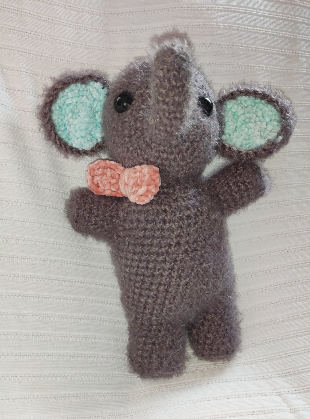 Elliott the Elephant Plushie - Etsy