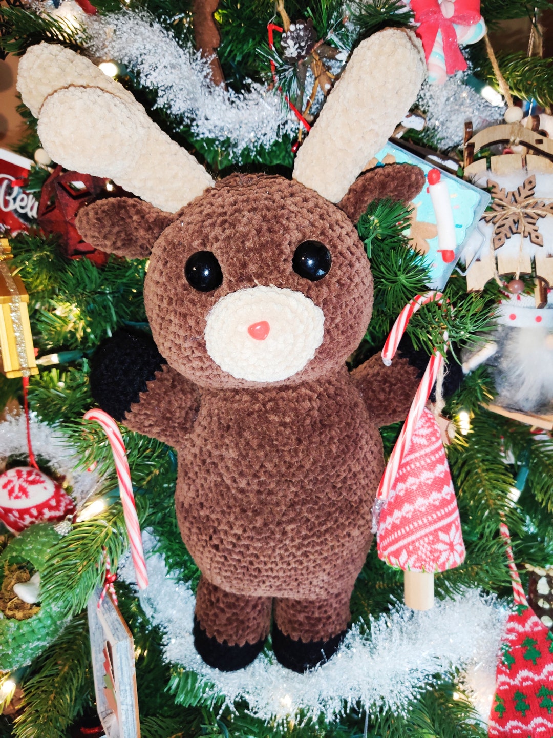 Rudy the Reindeer Plushie - Etsy