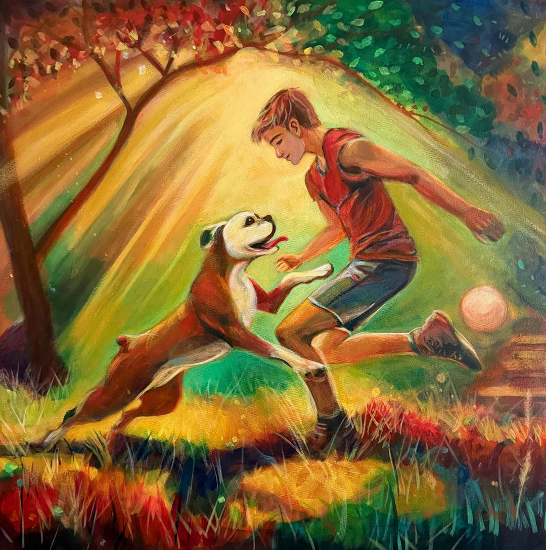 Soccer Painting | 24x24" Original Acrylic Art | Gallery-wrapped Canvas ...