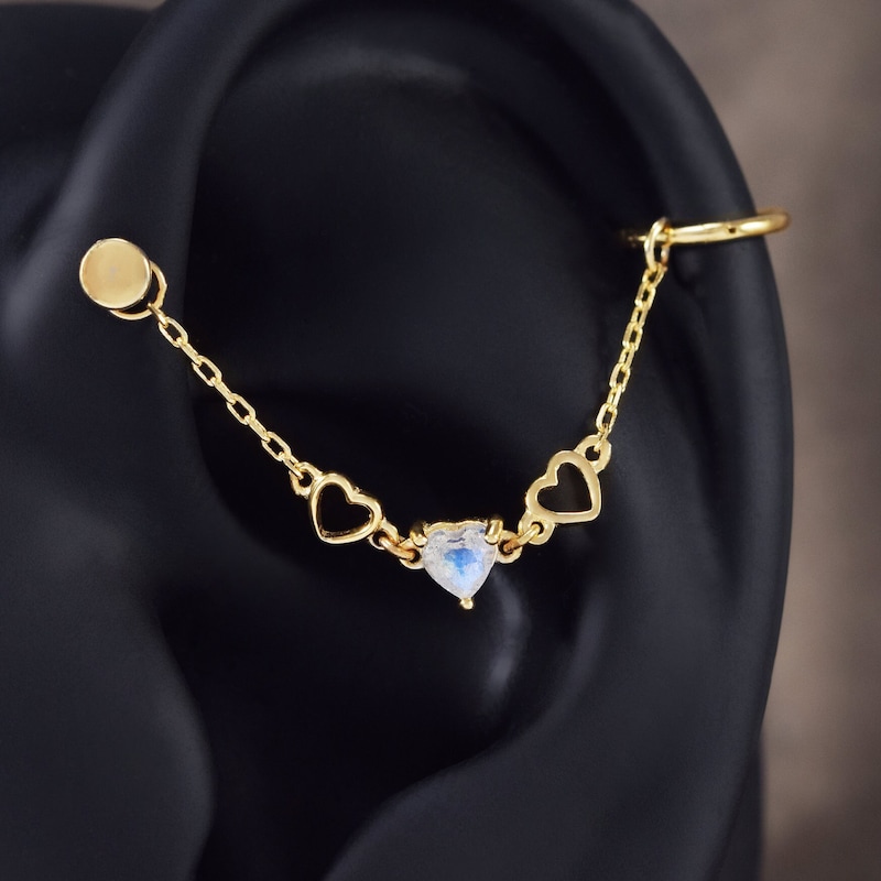 Heart Nose Chain - Etsy