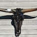 Cow Skull Wall Art 44-48" Wide - Real Home Decor - Gift for Her & Him ...