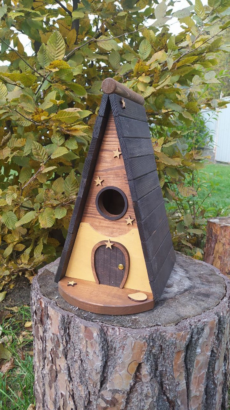 Wooden Bird House, Bird Houses, House for Birds, Birdhouse, Bird Nest ...
