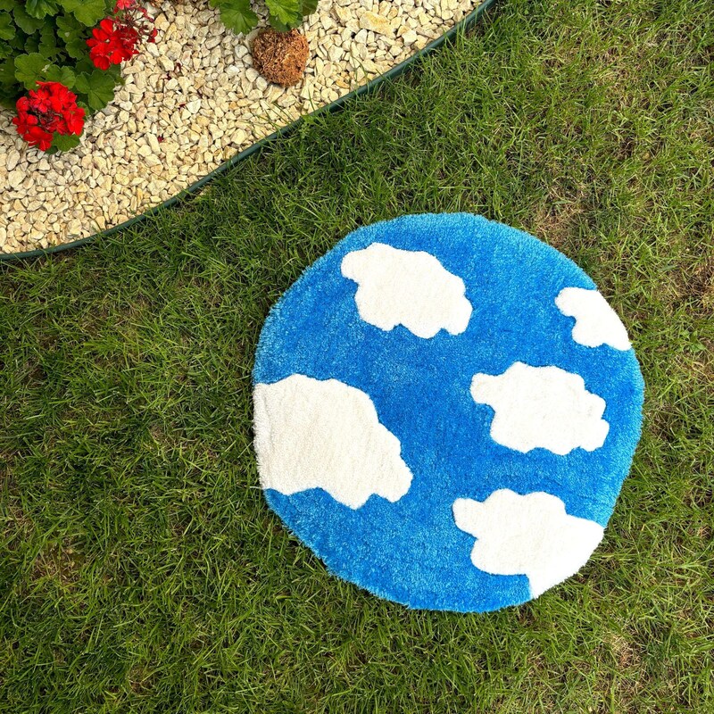 Round Bath Mat - Etsy