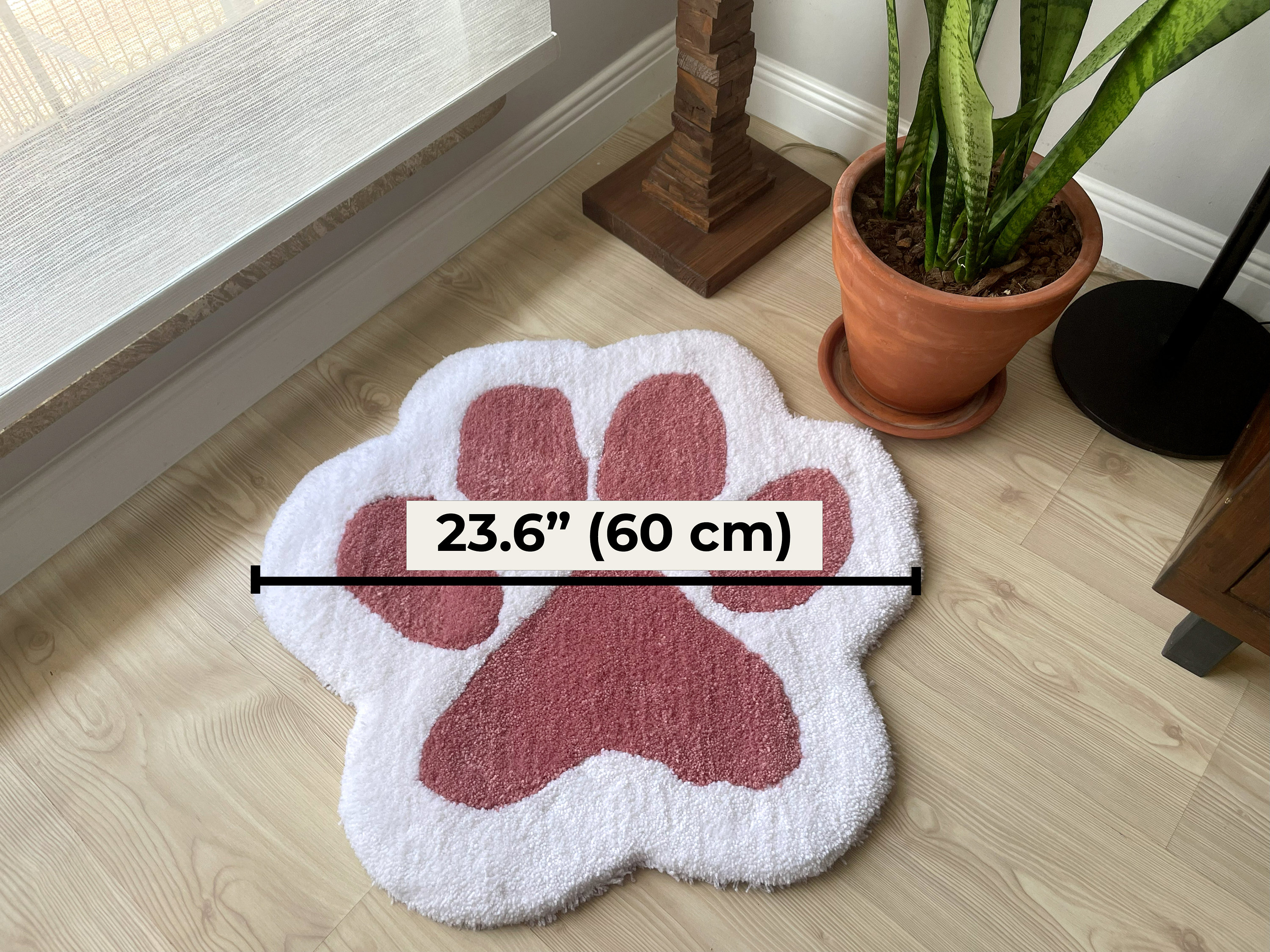Tufted Paw Rug | Cute Cat Print Mat | Dog Paws Bath Mat | Pet Decor ...