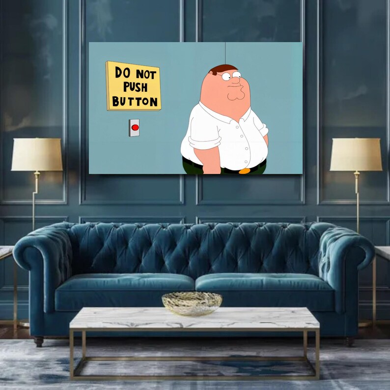 Peter Griffin Family Guy TV Frame Art (digital Download) - Etsy