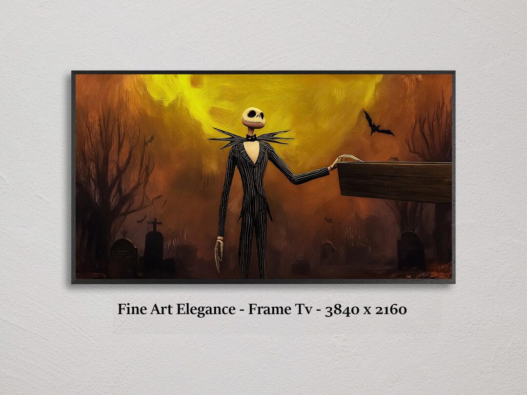 Jack Skellington Halloween Samsung Frame TV Art (digital Download) - Etsy