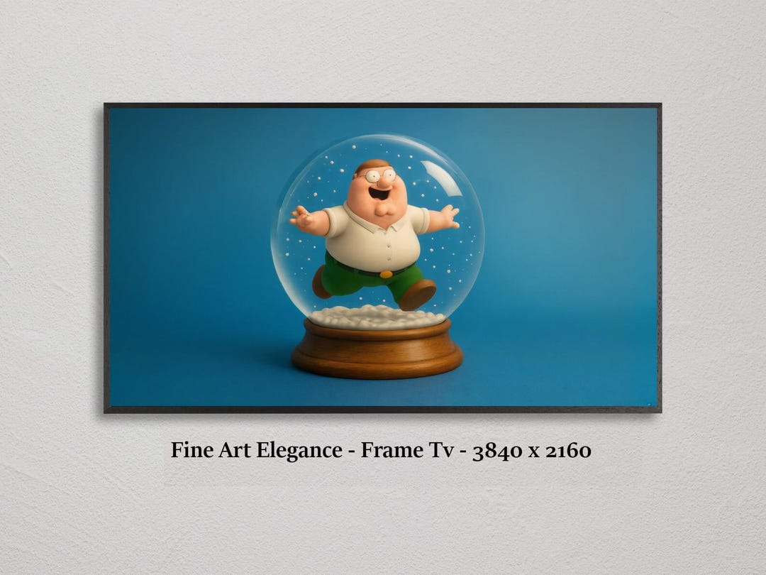 Peter Griffin Snow Globe, Family Guy TV Frame Art (JPG) - Etsy