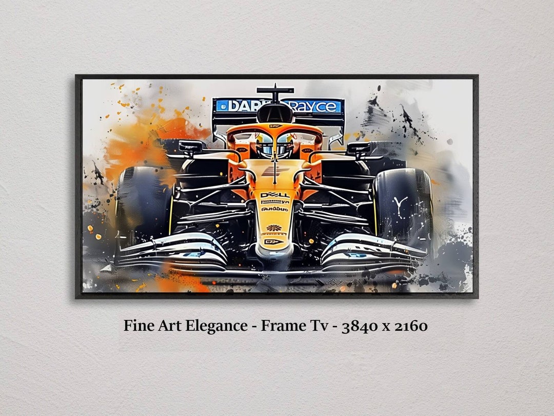 Formula 1, F1, Racing, Television Picture Frame, Samsung Frame Tv, - Etsy