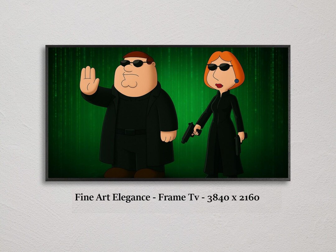 Family Guy Matrix Parody, Samsung Frame TV Art (JPG File) - Etsy