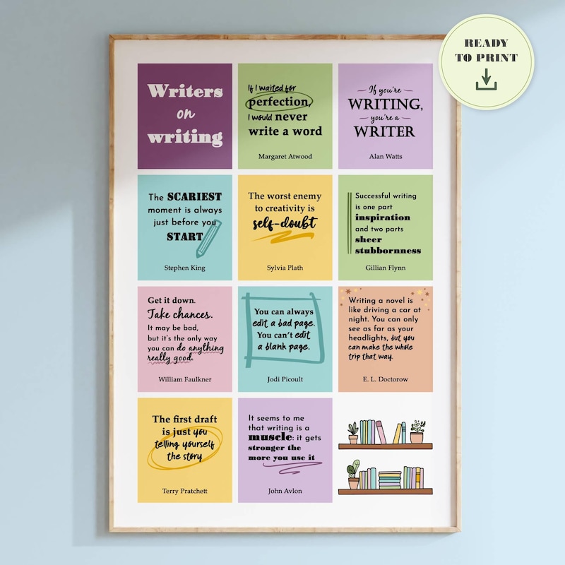 Famous Author Quotes - Etsy